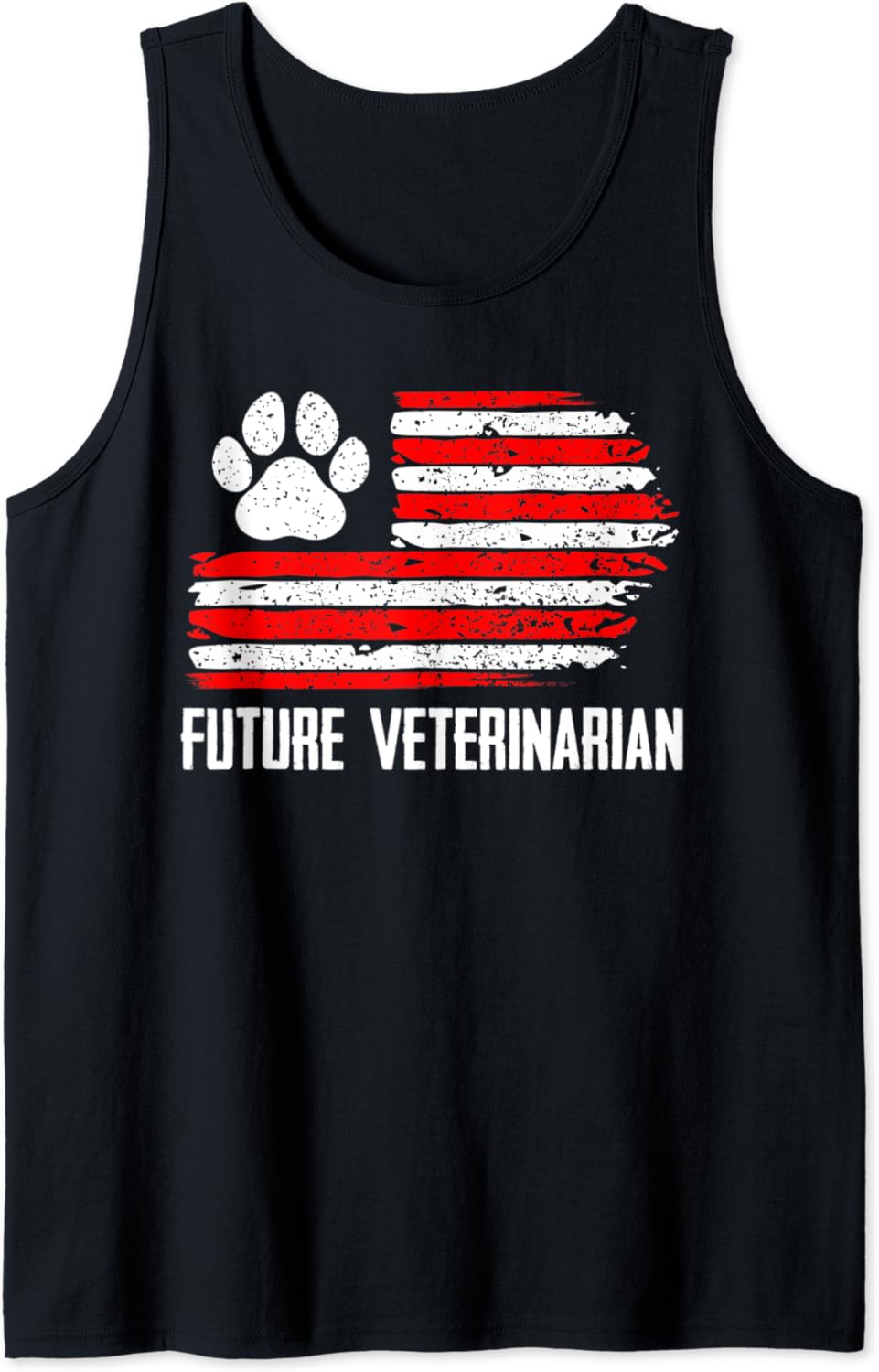 Amazon Future Veterinarian Paw Veterinary Flag Vet Tech Degree Tank Top Clothing amazon-future-veterinarian-paw-veterinary-flag-vet-tech-degree-tank-top-clothing